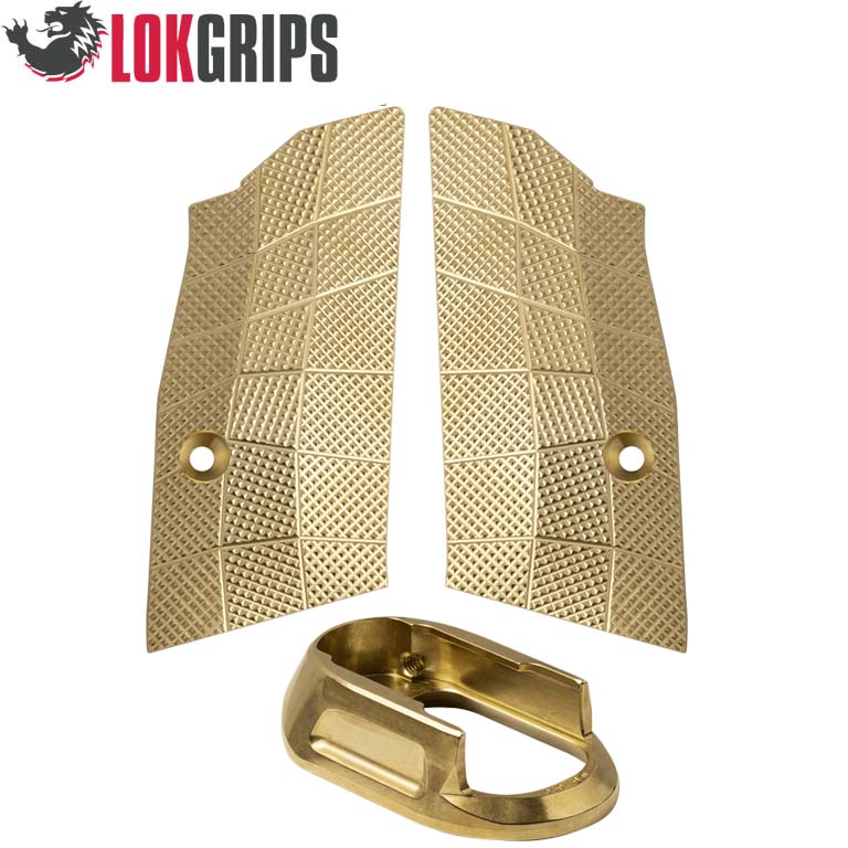 CZ Shadow 2 Compact set Gridlok de latón | magwell & empuñaduras
